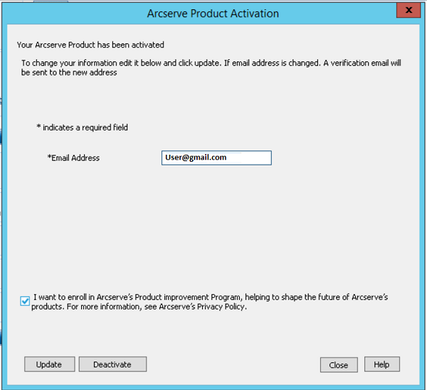 How to Update User Detail for License Activation