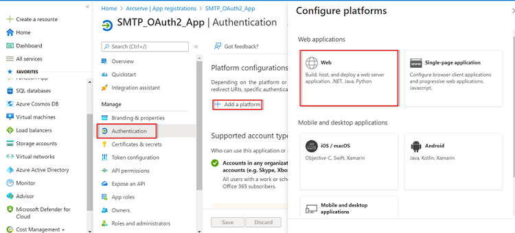 Cómo configurar la autenticación de OAuth 2.0 para Office 365/Outlook Mail