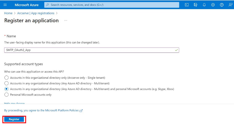 Cómo configurar la autenticación de OAuth 2.0 para Office 365/Outlook Mail