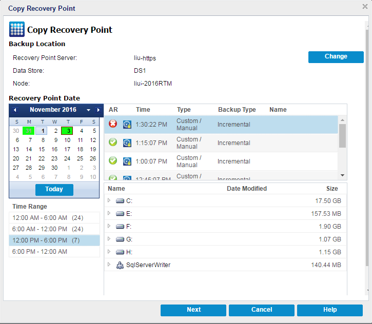 Create a VHD File from an Arcserve UDP Agent (Windows) Backup