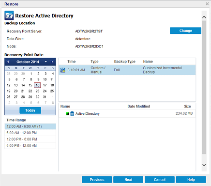 Restore an Active Directory