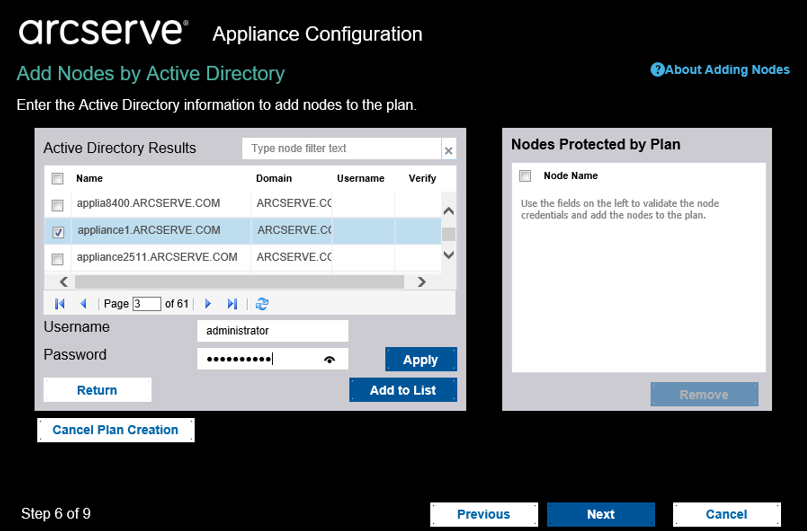 Add Nodes by Active Directory