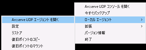 Arcserve UDP Agent for Windows Monitor