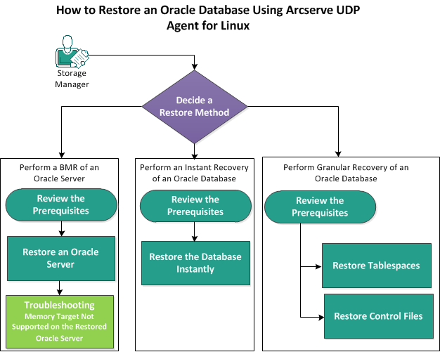 Arcserve UDP 에이전트 (Linux)를 사용하여 Oracle 데이터베이스를 복원하는 방법