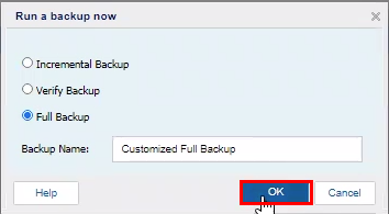 (Optional) Perform a Manual Backup