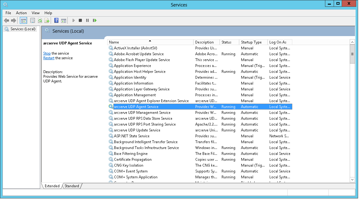 Verify that the Arcserve UDP Agent (Windows) Installation was Successful